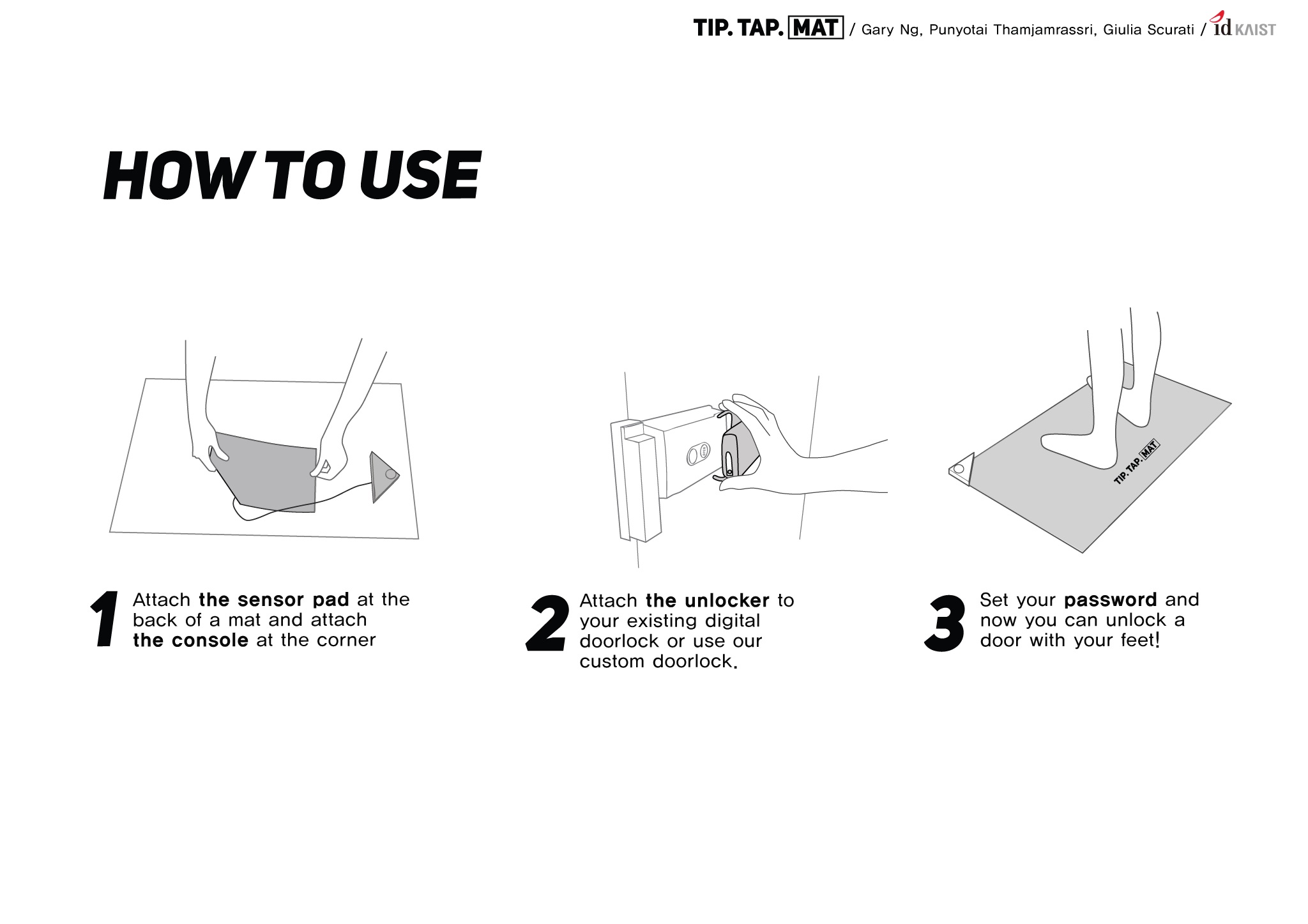 Tip Tap Mat – Prototypes for Humanity