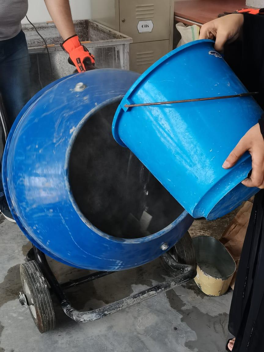 Treated Medical Waste Concrete – Prototypes for Humanity